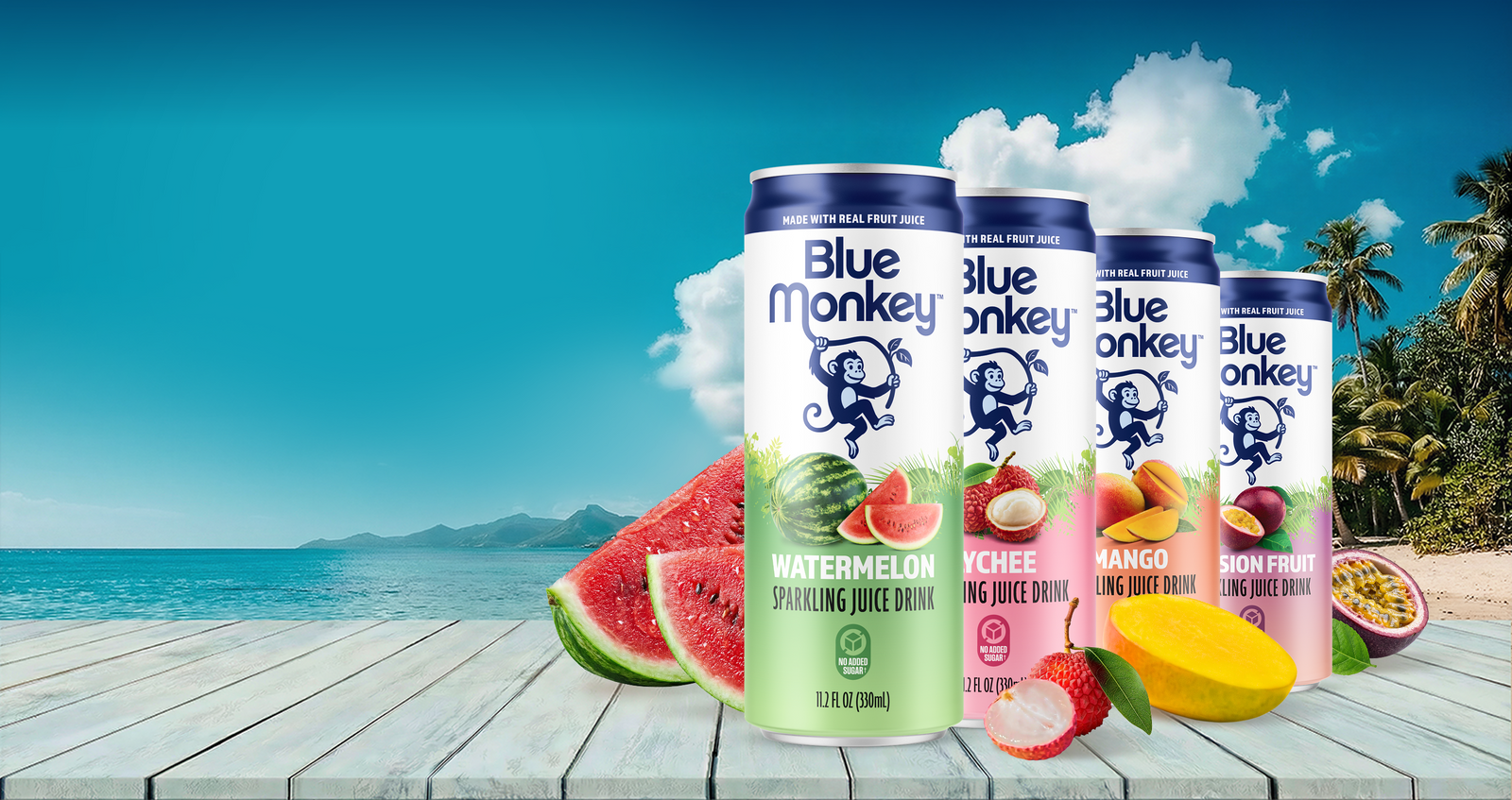 Sparkling Juices & Coconut Water - Blue Monkey Tropical Canada – BM ...